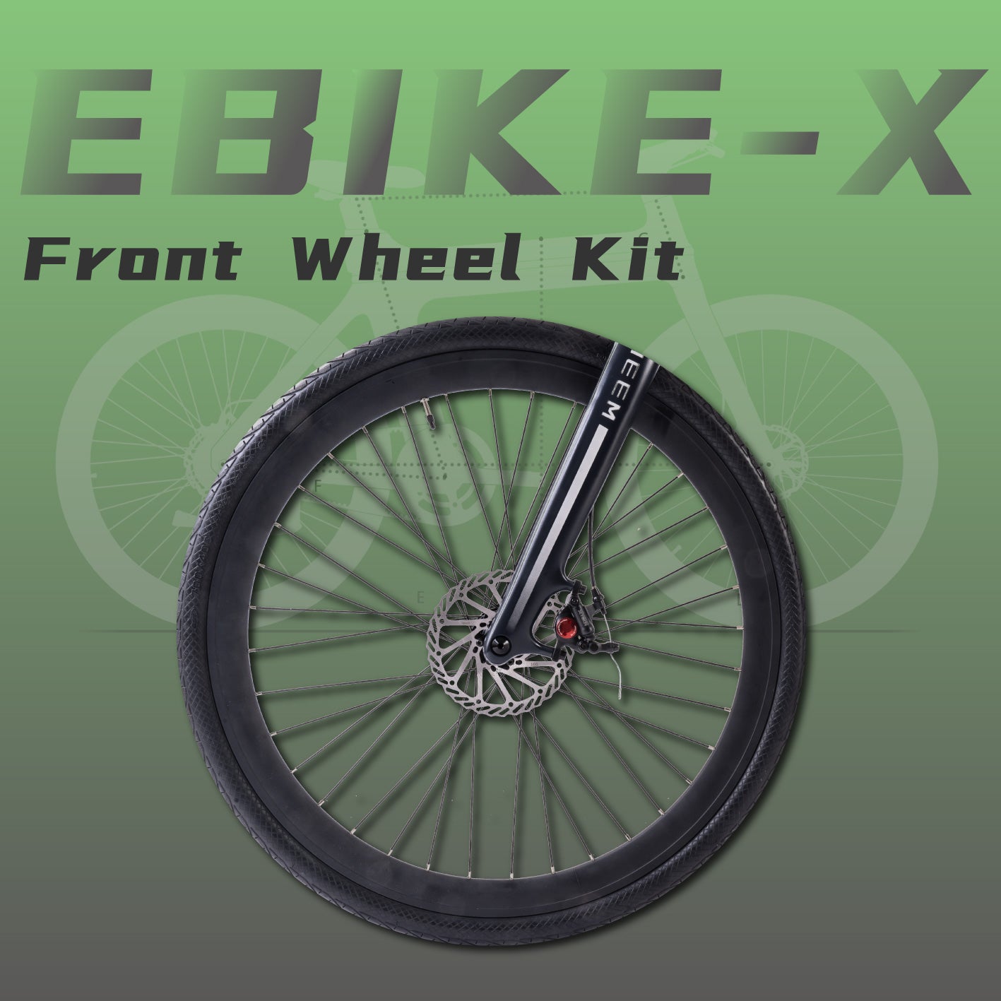 Ebike-X Front Wheel Kit – JOIEEM